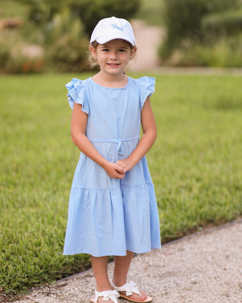 Glass Slipper Bow Baseball Hat for Little Girls – Bits & Bows