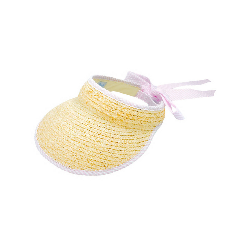 Sconset Straw Bow Visor for Adults – Bits & Bows