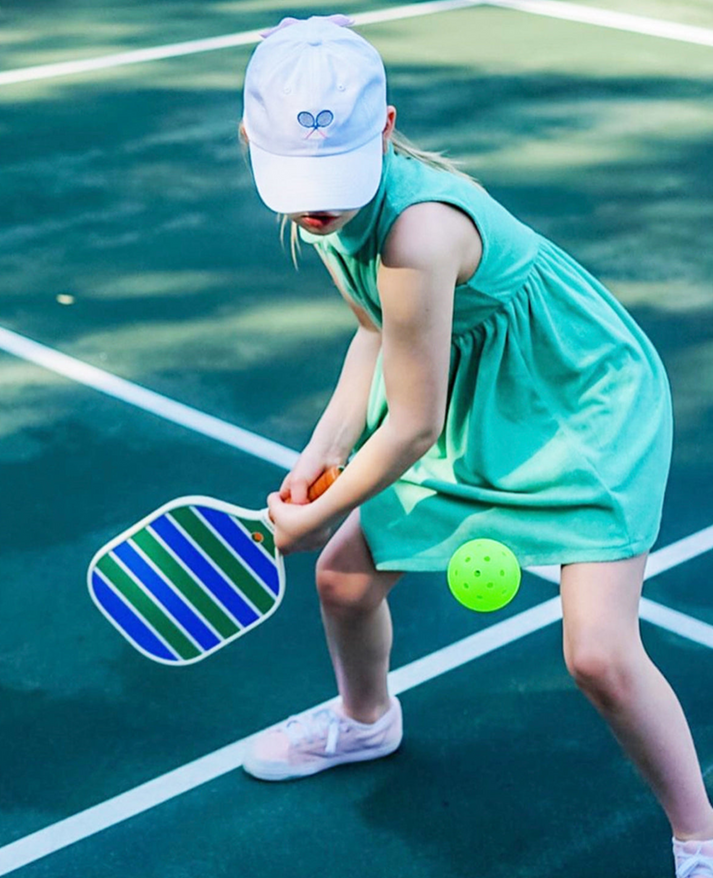 Tennis Bow Baseball Hat for Girls – Bits & Bows