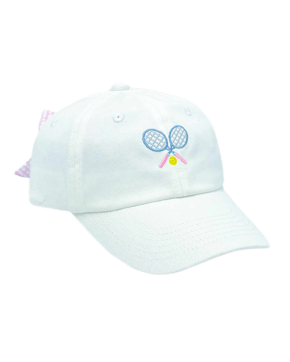 Tennis Bow Baseball Hat (Girls) | Bits & Bows